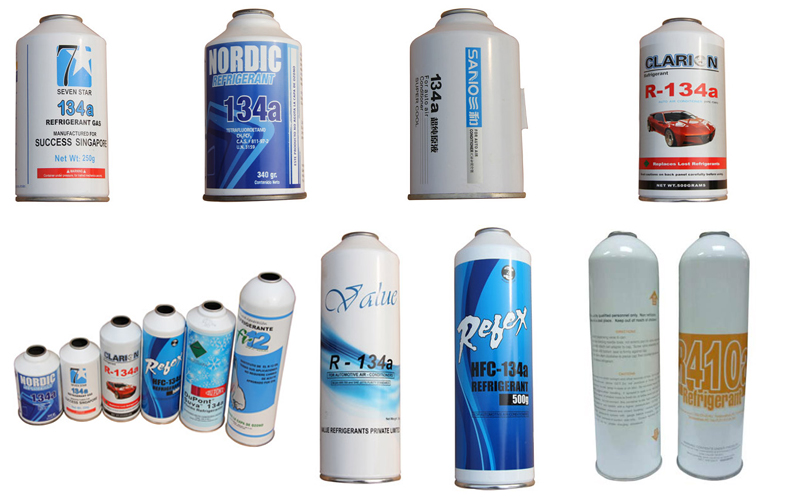 Small Canister 250g 300g 1000g Refrigerant Gas R134A Price for Car A/C ...